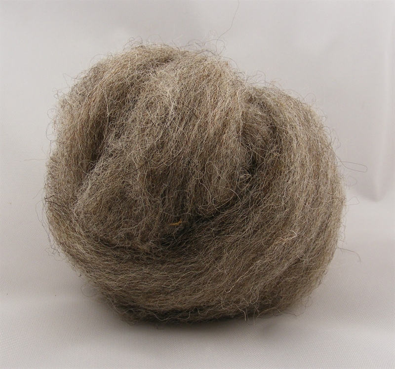 Natural Gray Wools blended, undyed Wool Roving