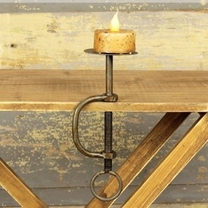 A Vintage-Style Metal Clamp you can use as a great make-do base.