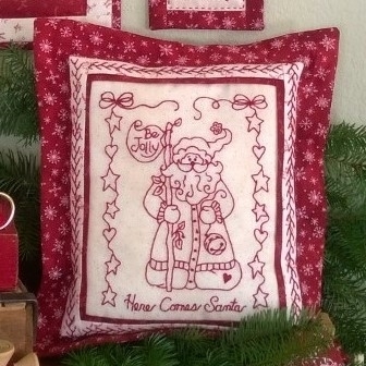 Santa is Coming - Machine Embroidery Pattern - Download