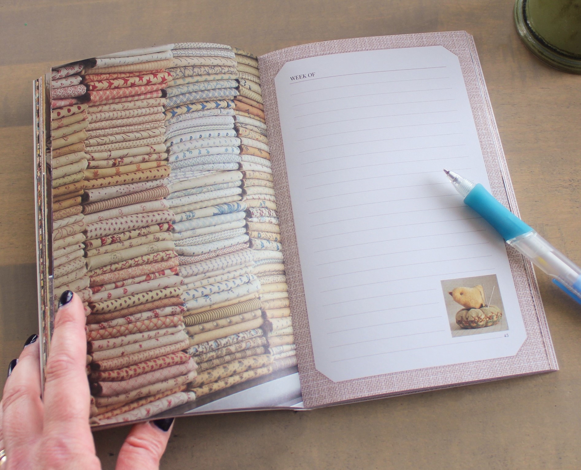 More than just a Journal - every page shows beautiful Quilts along with ...