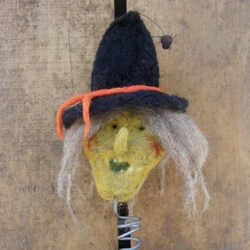 A "lovely" Needle Felted Witch for Halloween.