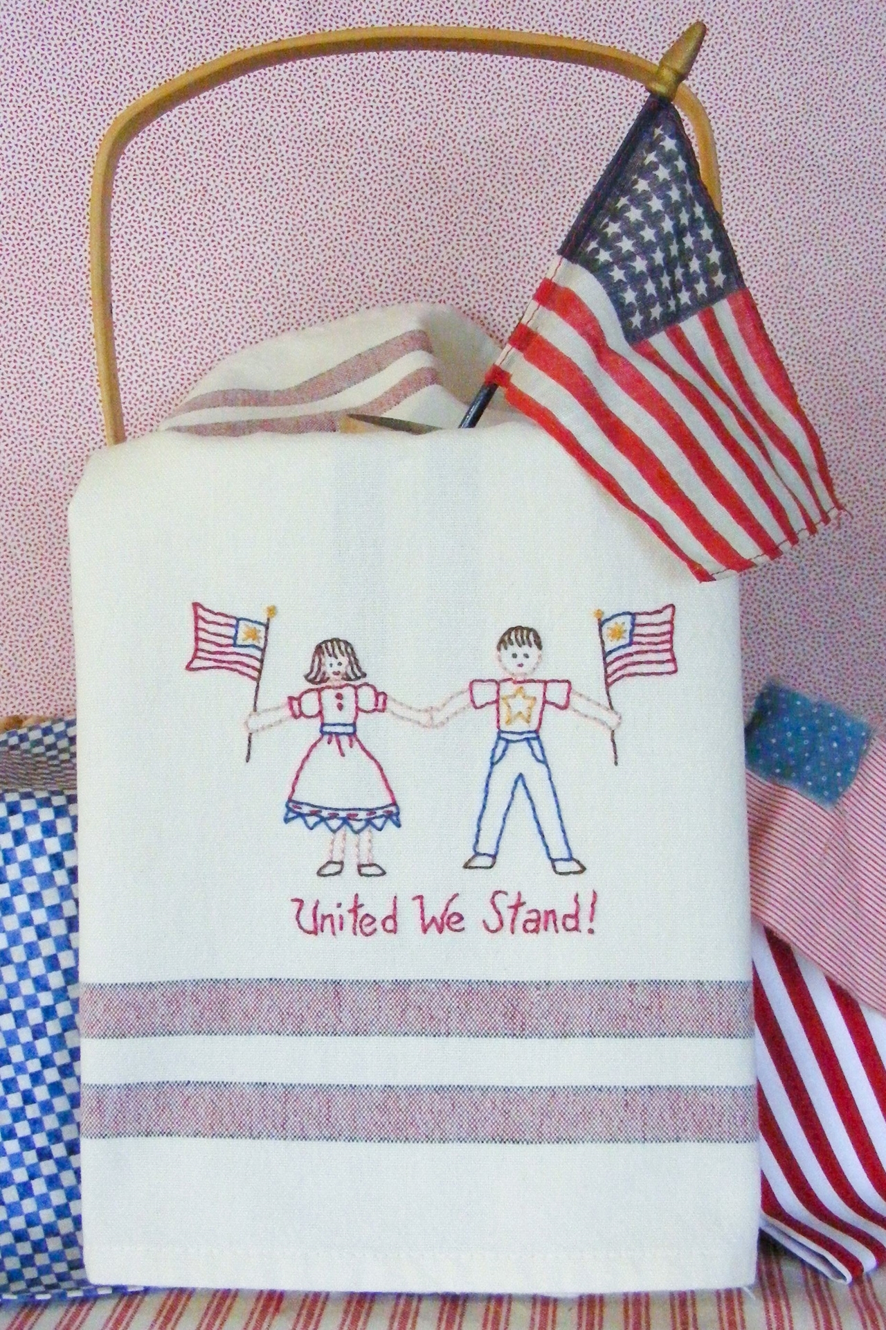 United We Stand - Hand Embroidery Pattern - Download