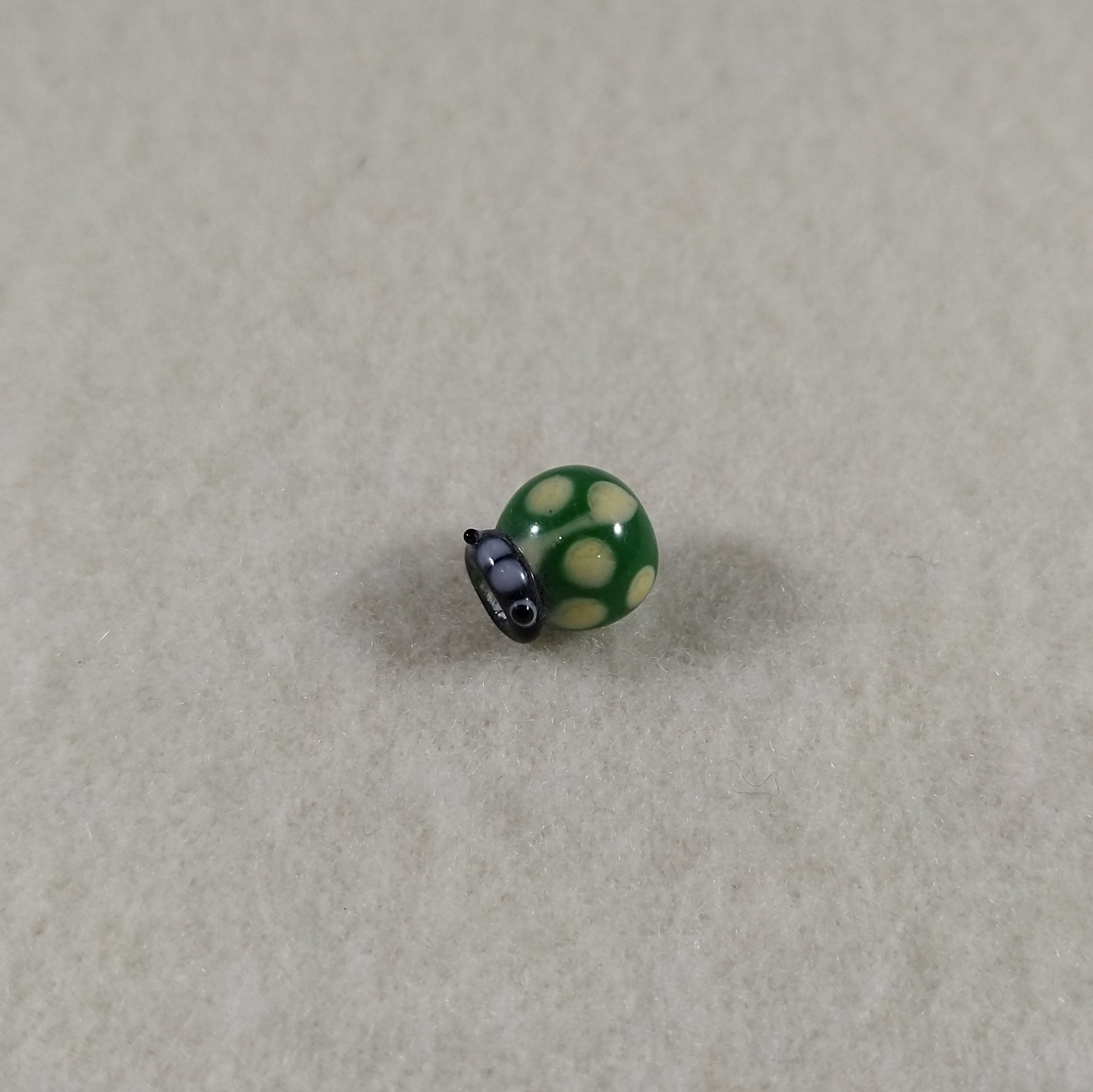 Small Glass Ladybug Beads