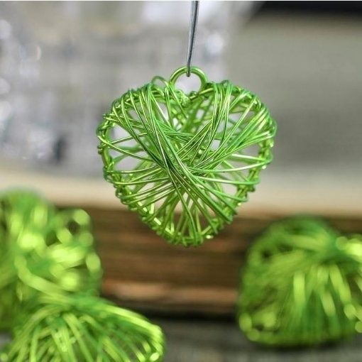 Miniature Green Apple Hearts
