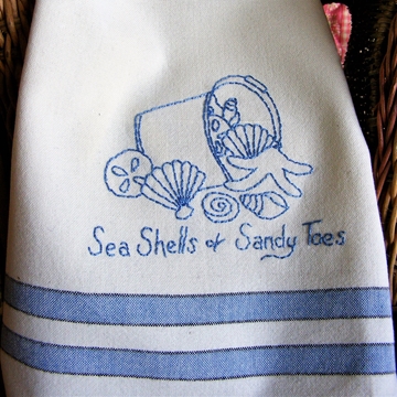 Tea Towel Embroidery Designs and Patterns