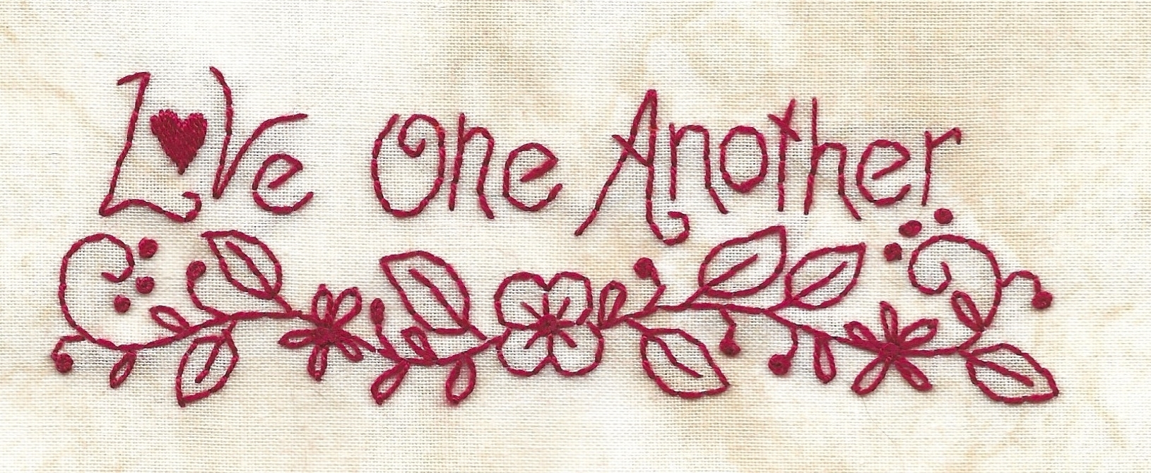 Love You More - Machine Embroidery Pattern - Download