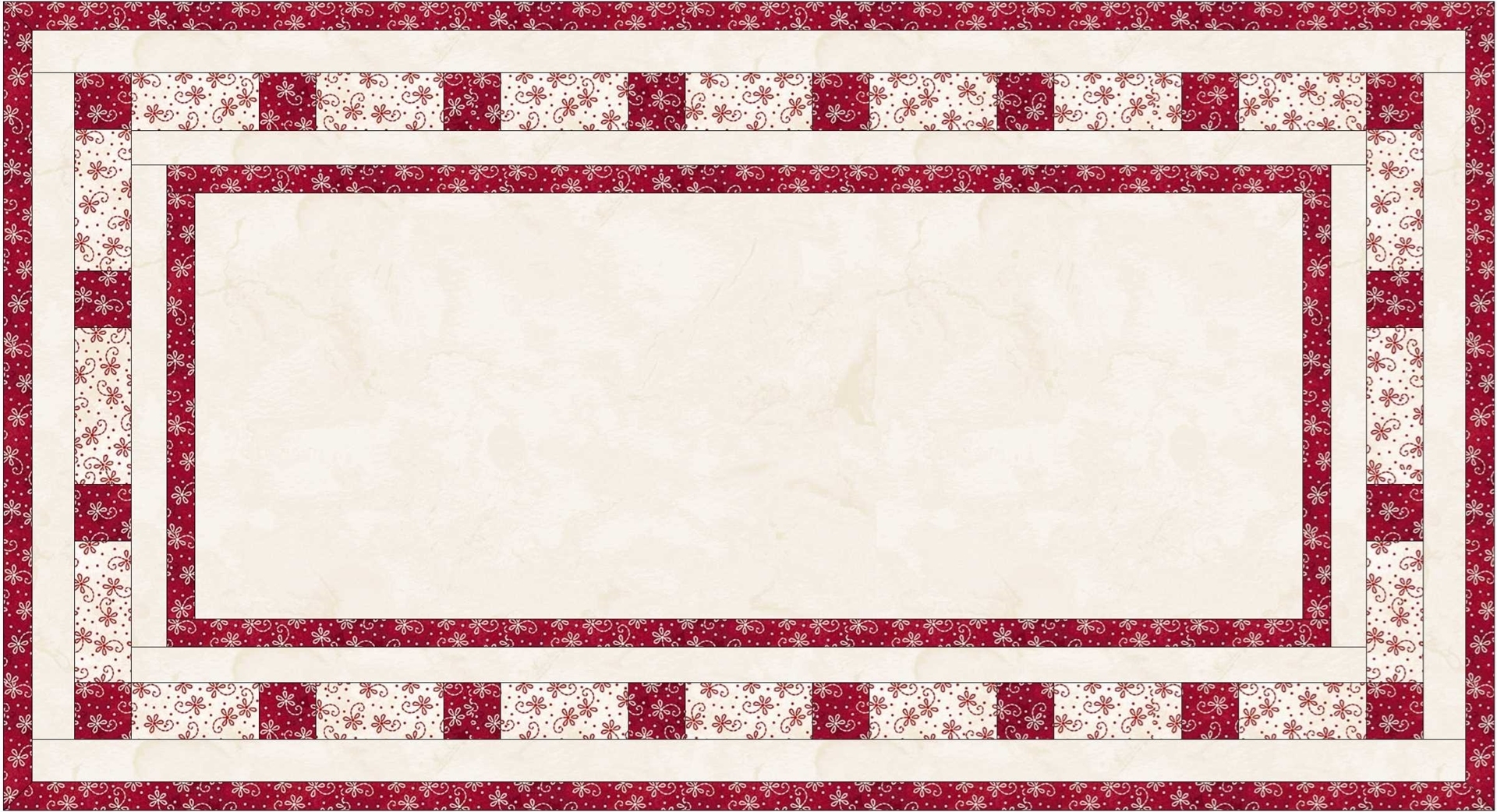 Bunny Bunch Table Runner - Hand Embroidery Pattern - Download