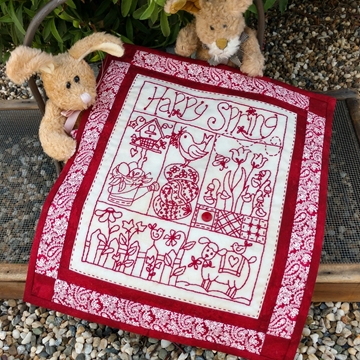 Unique and Creative RedWork Designs, RedWork Patterns and Embroidery Kits