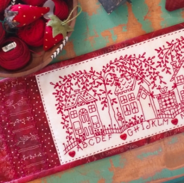 Unique and Creative RedWork Designs, RedWork Patterns and Embroidery Kits