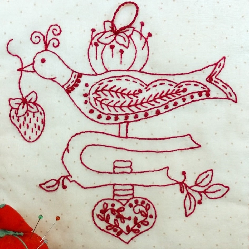 Sewing Bird Hand Embroidery Kit