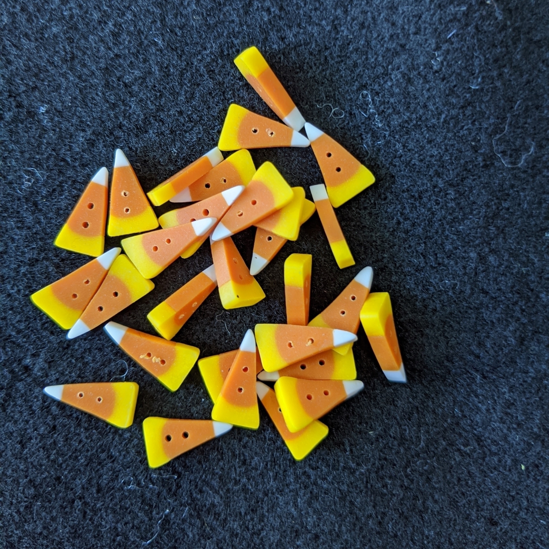Corn Candy Buttons to add charm to your Halloween designs - Set of 3 ...