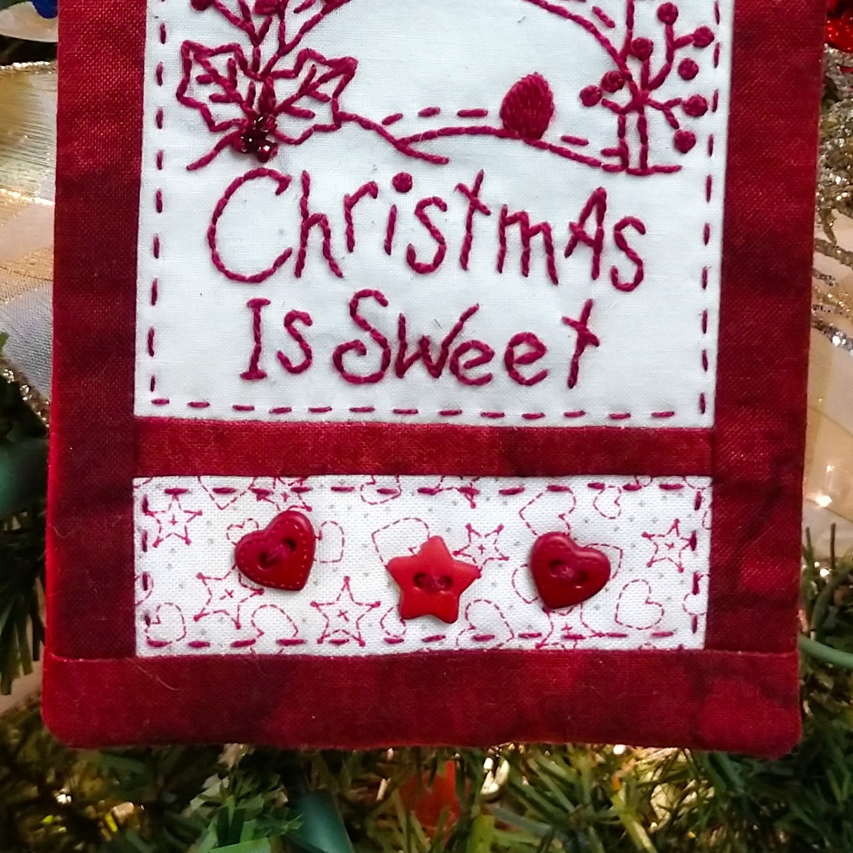 Honey! Christmas Is Sweet - Machine Embroidery Pattern - Download