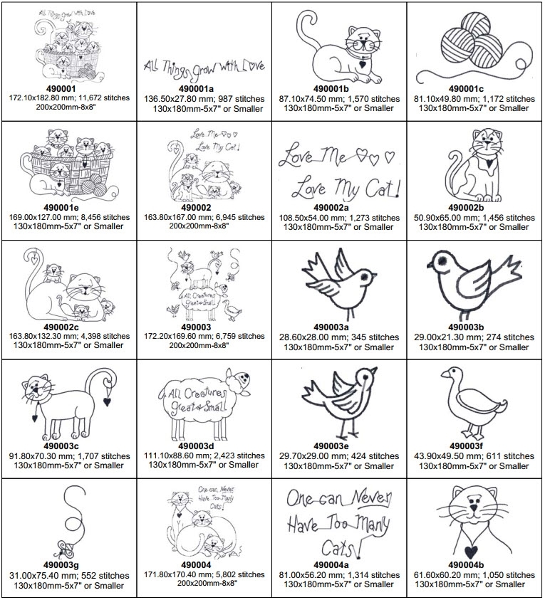 Love Me, Love My Cat RedWork Quilt - Machine Embroidery Pattern - Shipped