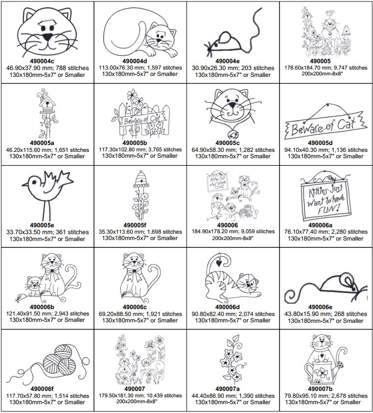 Love Me, Love My Cat RedWork Quilt - Machine Embroidery Pattern - Shipped