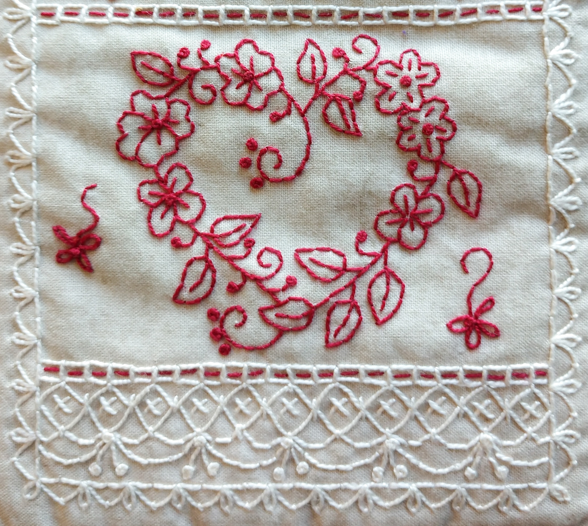 Valentine Lace - Hand Embroidery Complete Kit