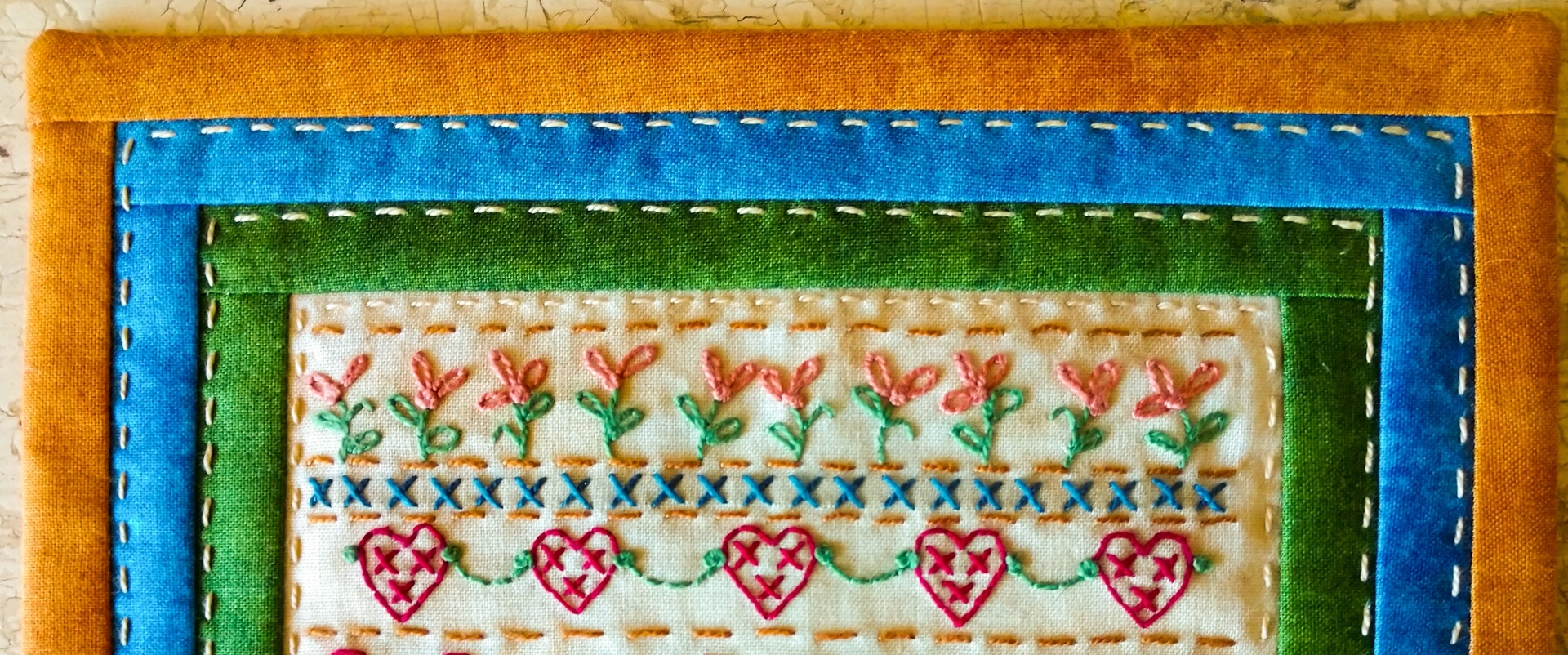 Home Sampler - Hand Embroidery Complete Kit