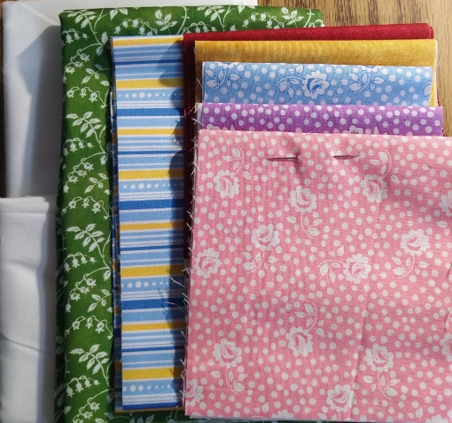 Friendship's Garden Quilt Multi-Colored Fabric Packet