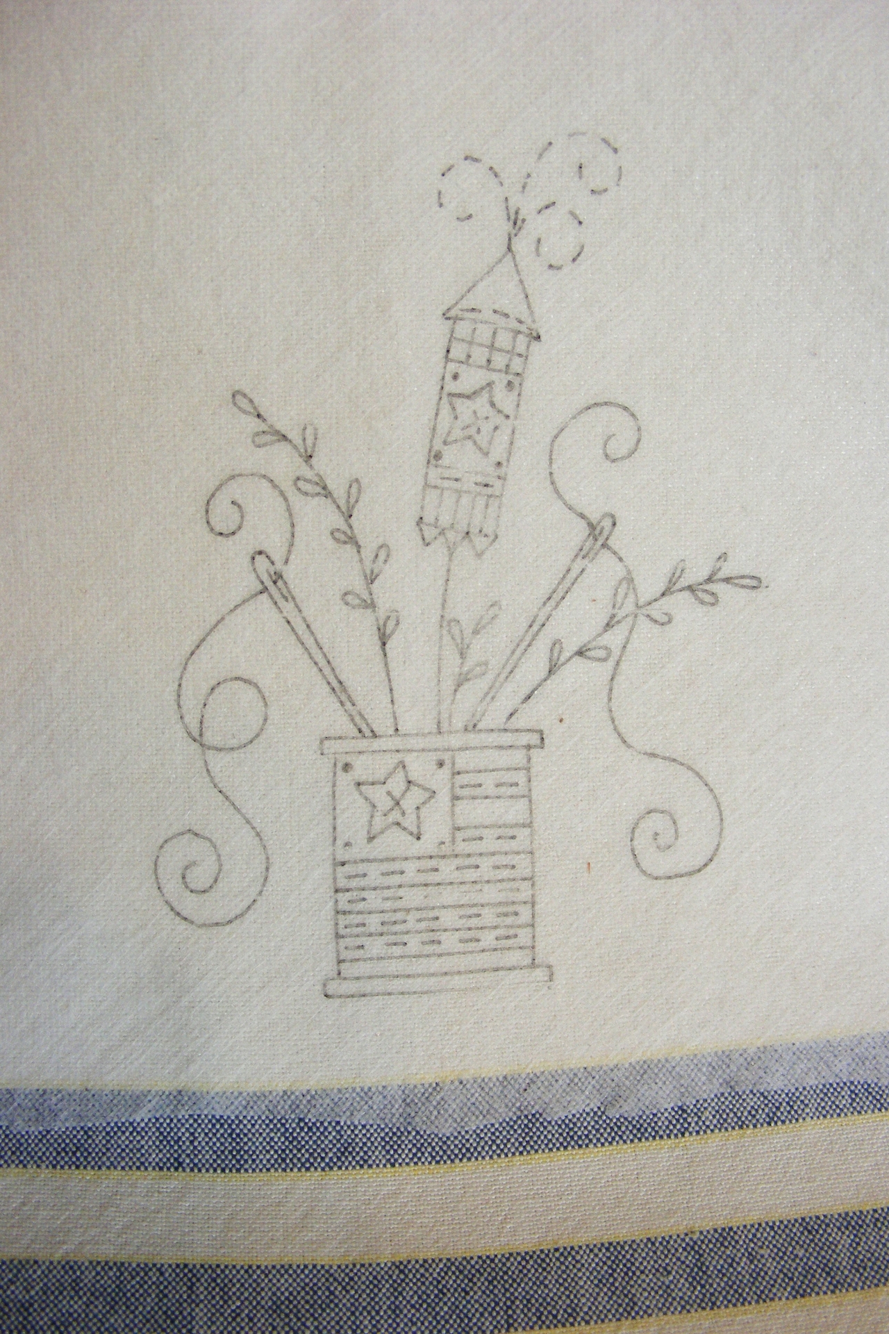 Americana Celebration - Hand Embroidery Pattern - Shipped