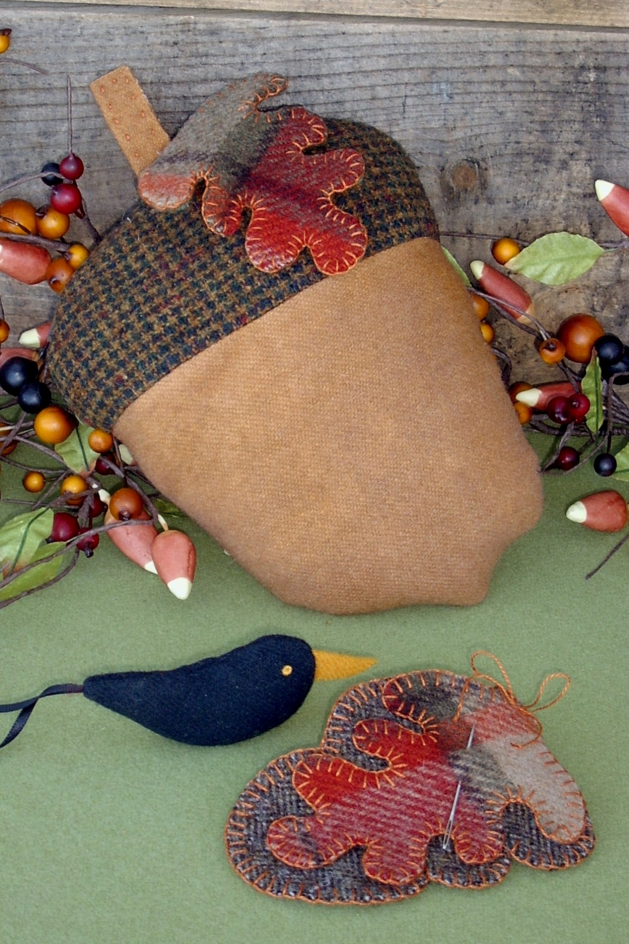 BIG FAT Acorn - Wool Fabric Pack