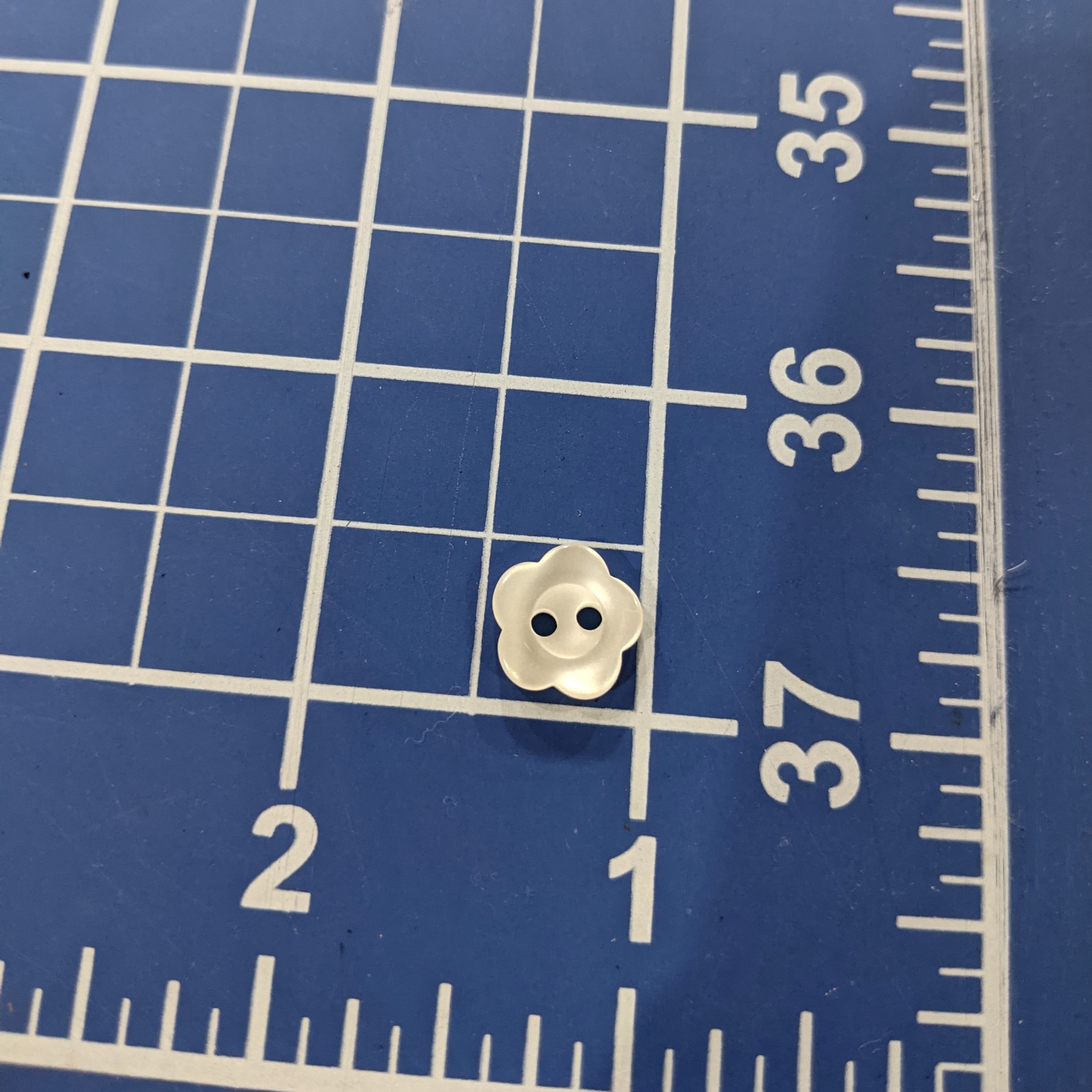 Ivory Floral Buttons