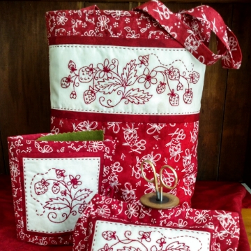 Unique and Creative RedWork Designs, RedWork Patterns and Embroidery Kits
