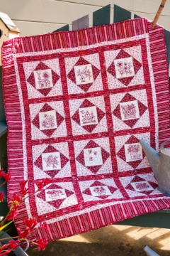 Unique and Creative RedWork Designs, RedWork Patterns and Embroidery Kits