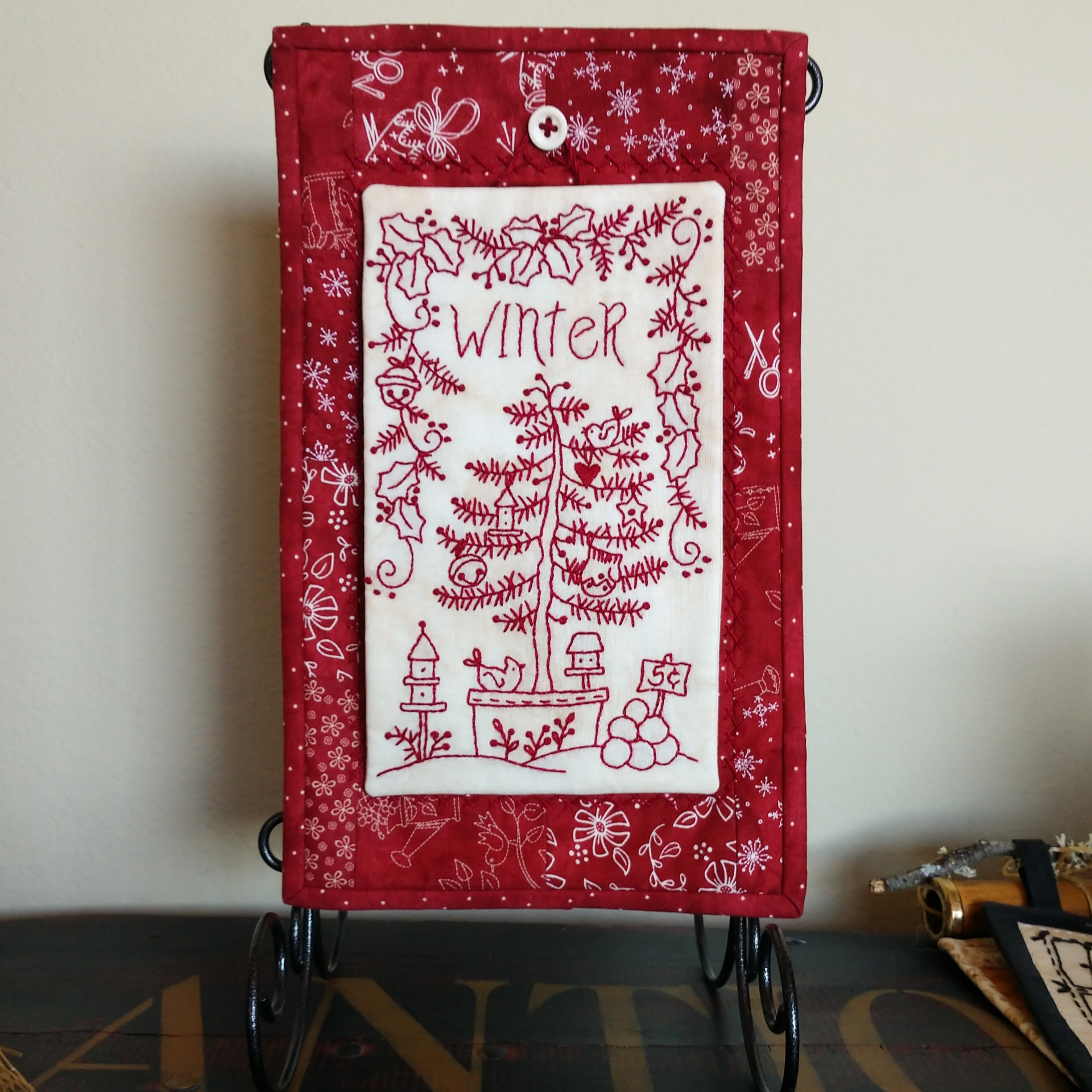 4 Seasons Button Ups - Machine Embroidery Pattern - Download