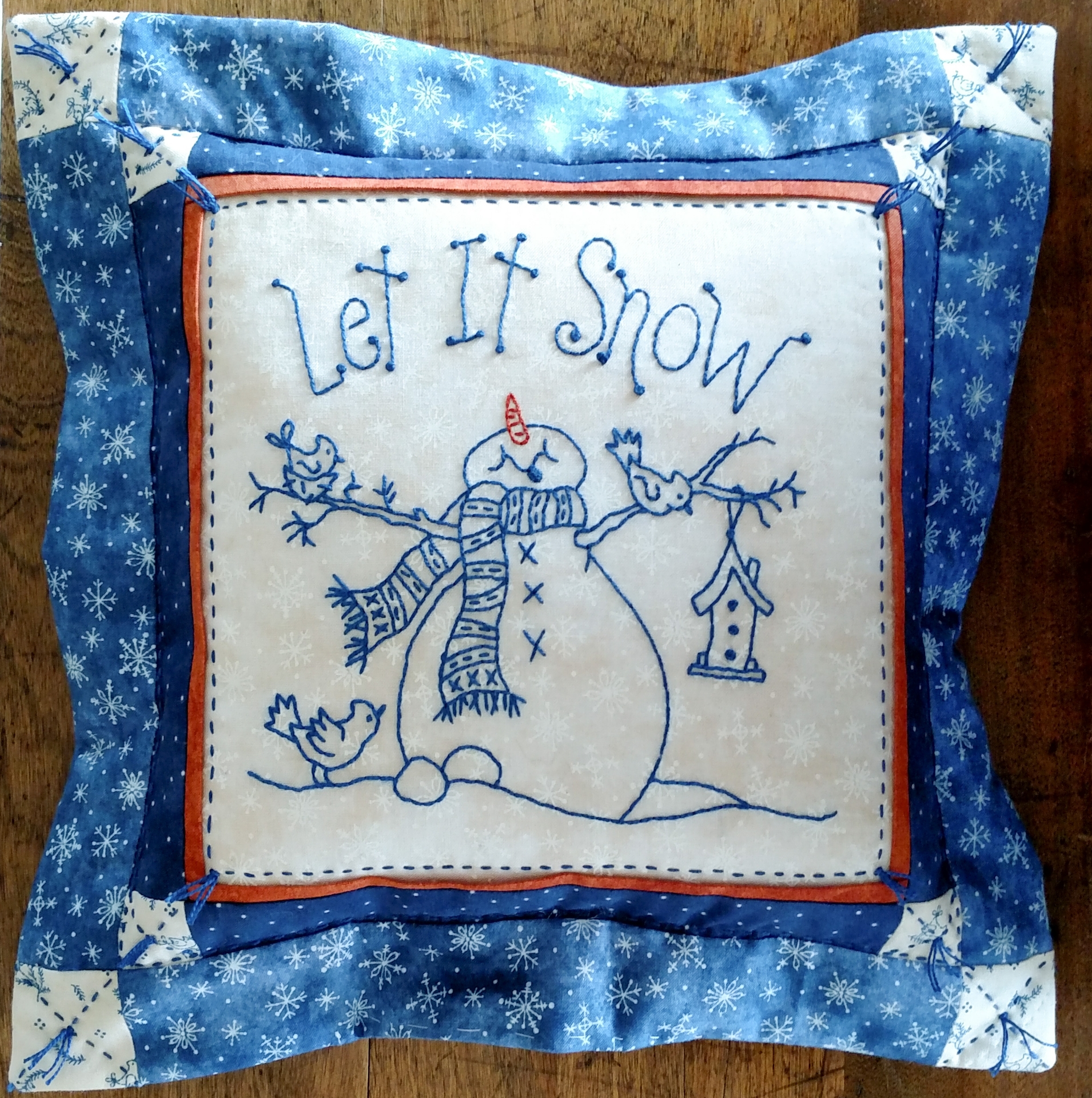 Snowman Season - Hand Embroidery Pattern - Download