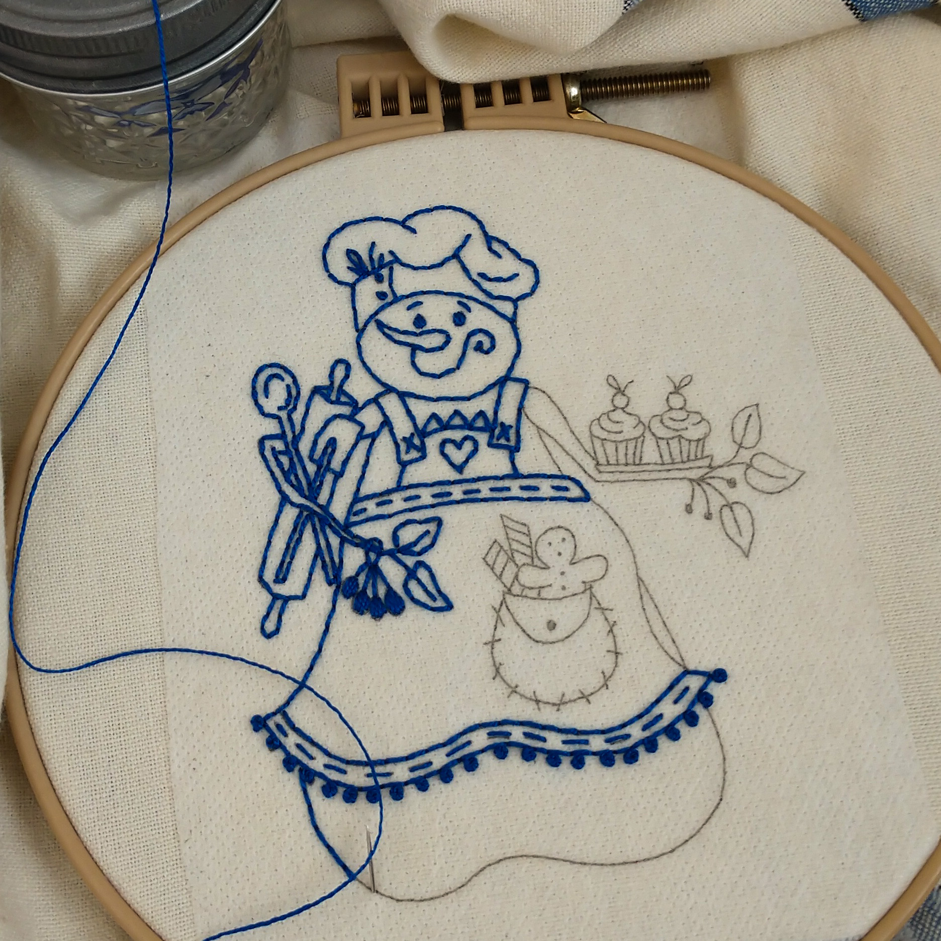 Snow Ladies - Hand Embroidery Pattern - Shipped
