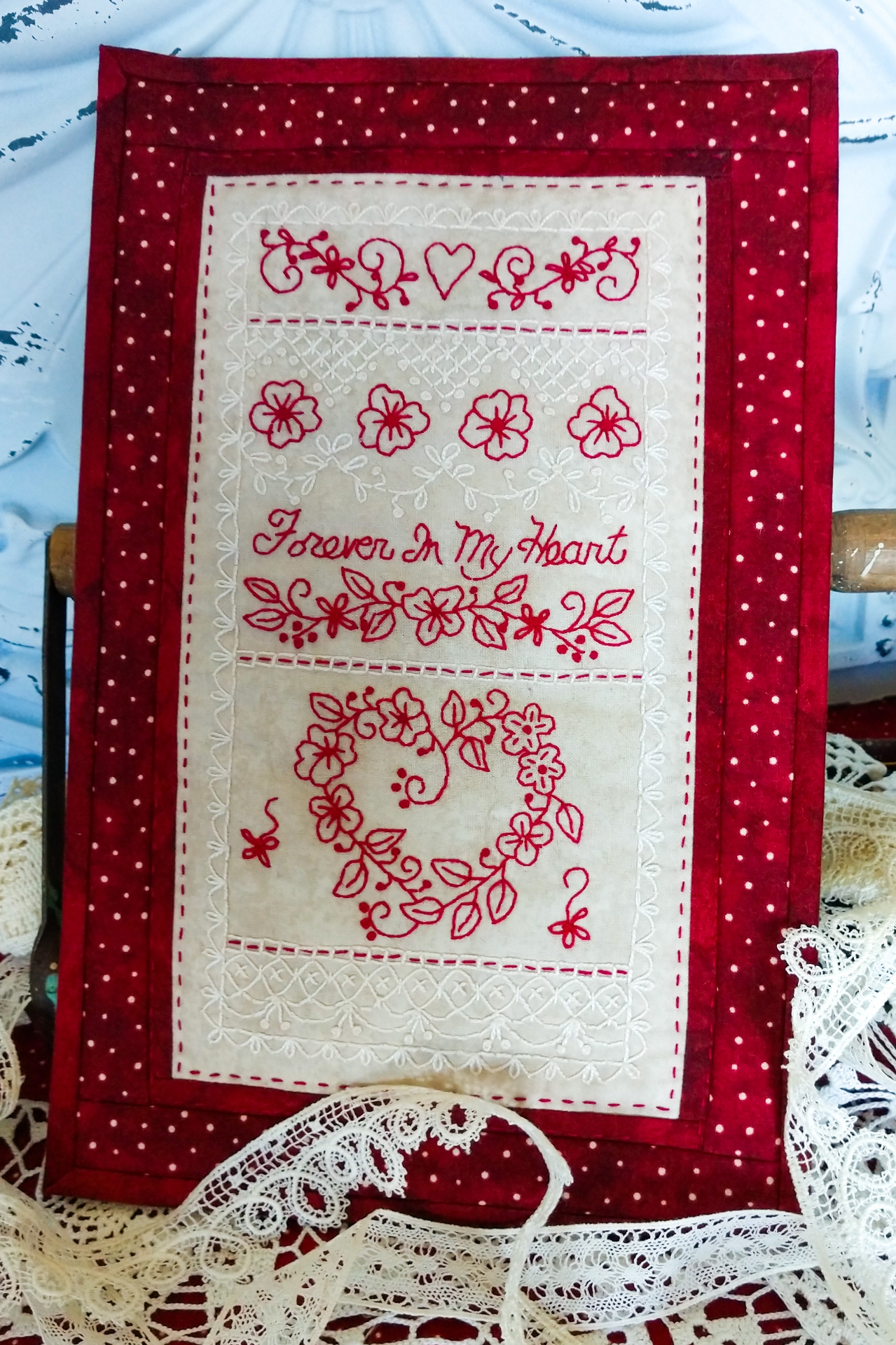 Valentine Lace - Fabric Pack