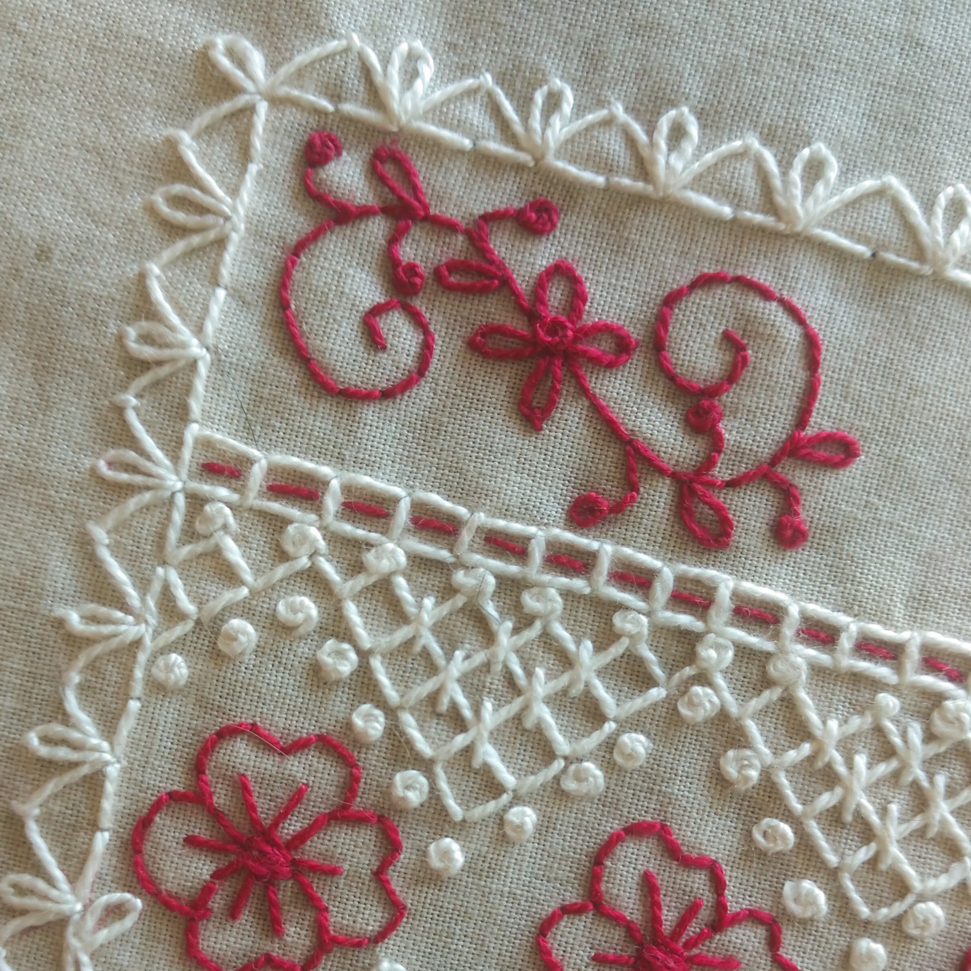 Valentine Lace - Hand Embroidery Pattern - Download