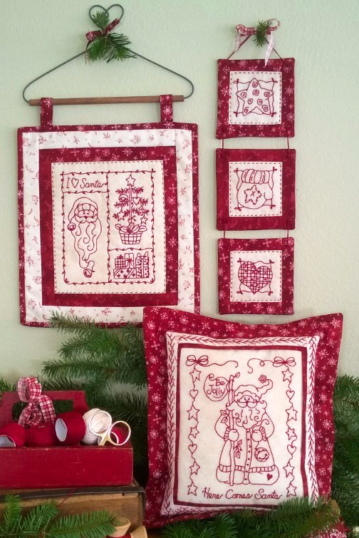 Santa is Coming - Machine Embroidery Pattern - Download