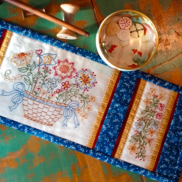 Stitcher's Festive Bowl Fillers - Hand Embroidery Pattern - Download