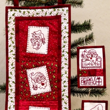 Unique and Creative RedWork Designs, RedWork Patterns and Embroidery Kits