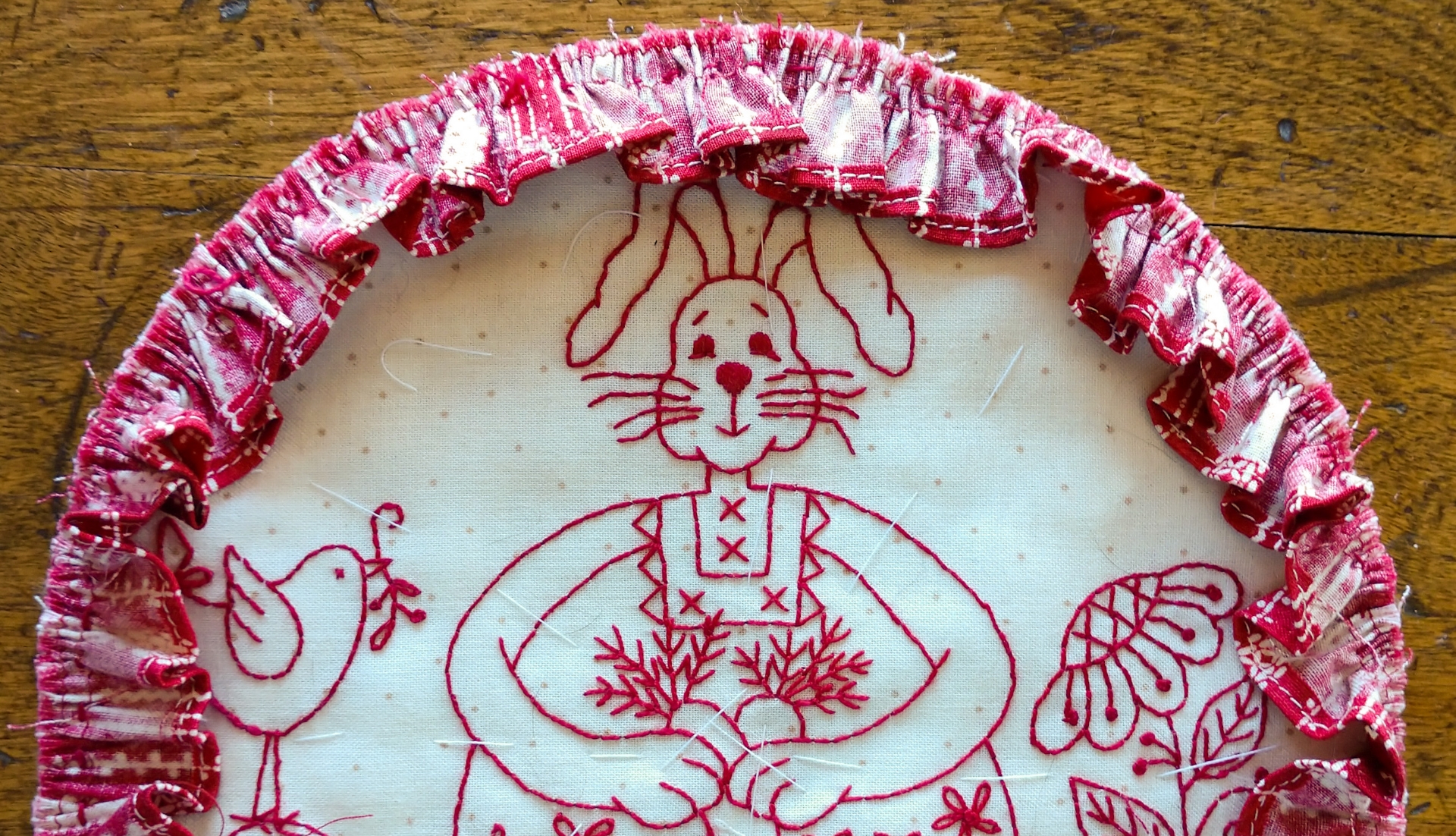 Easter Egg Bunny - Hand Embroidery Pattern - Download