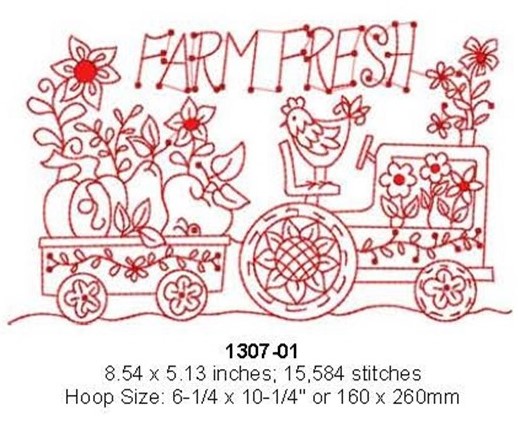 Homestead Farm - Machine Embroidery Pattern - Shipped