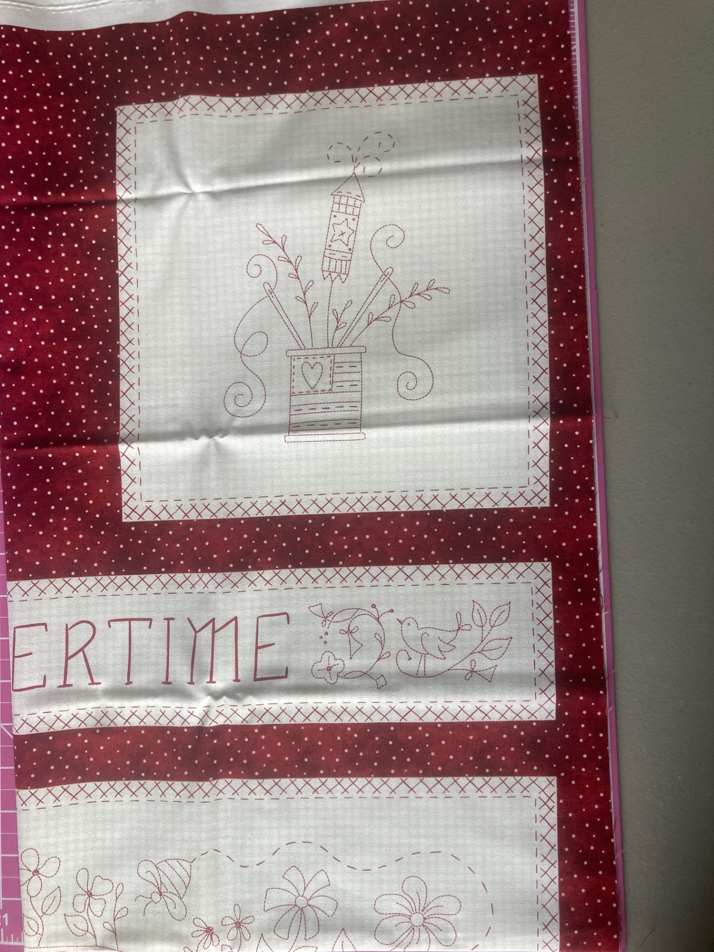 Almost Perfect - Summertime Collection - Panel (27") - Red