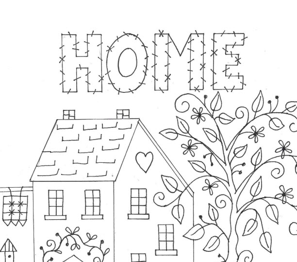 Celebrate Home - Hand Embroidery Pattern - Shipped