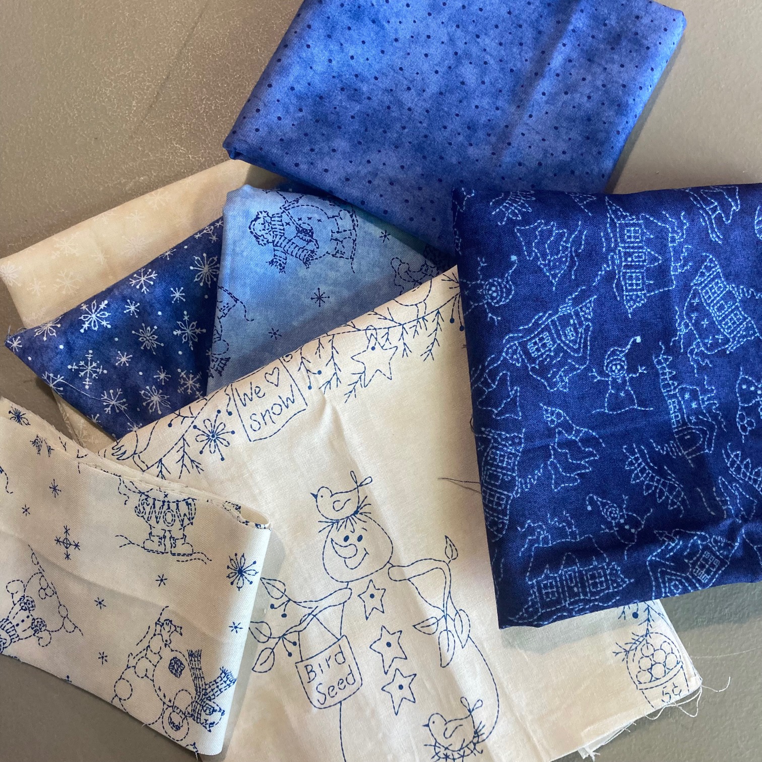 Surprise Scrap Bag of Roly-Poly Snowmen