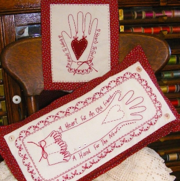 Unique and Creative RedWork Designs, RedWork Patterns and Embroidery Kits