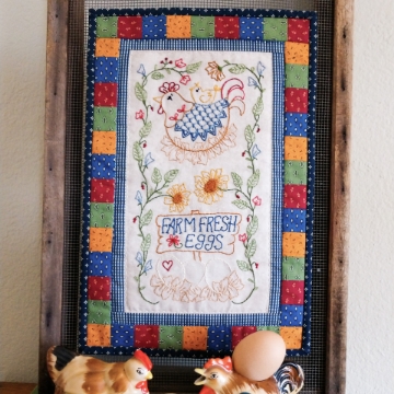 Homestead Farm - Hand Embroidery Pattern - Shipped