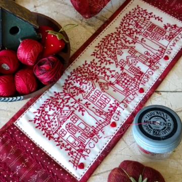 Unique and Creative RedWork Designs, RedWork Patterns and Embroidery Kits