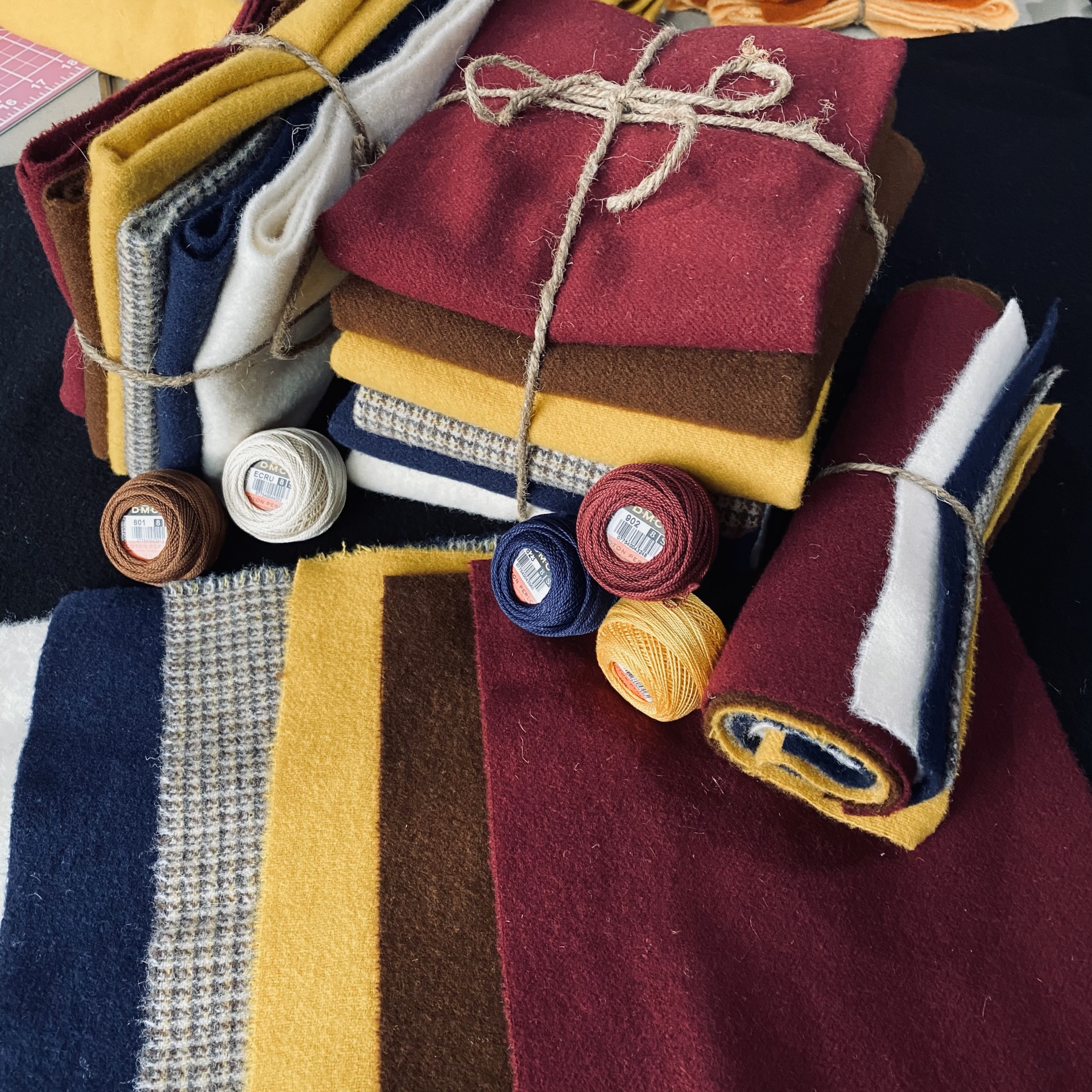 New England Farm Felted Wool Bundle