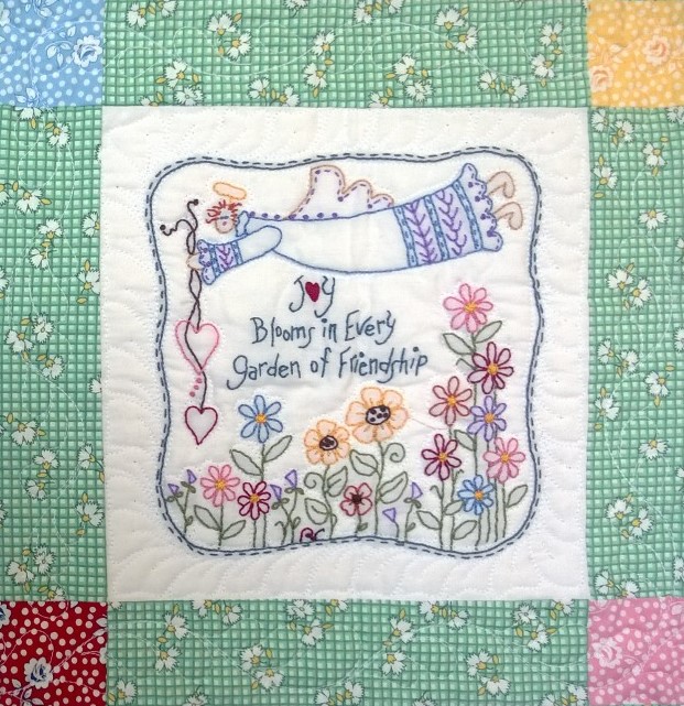 Friendship's Garden Quilt - Show Model