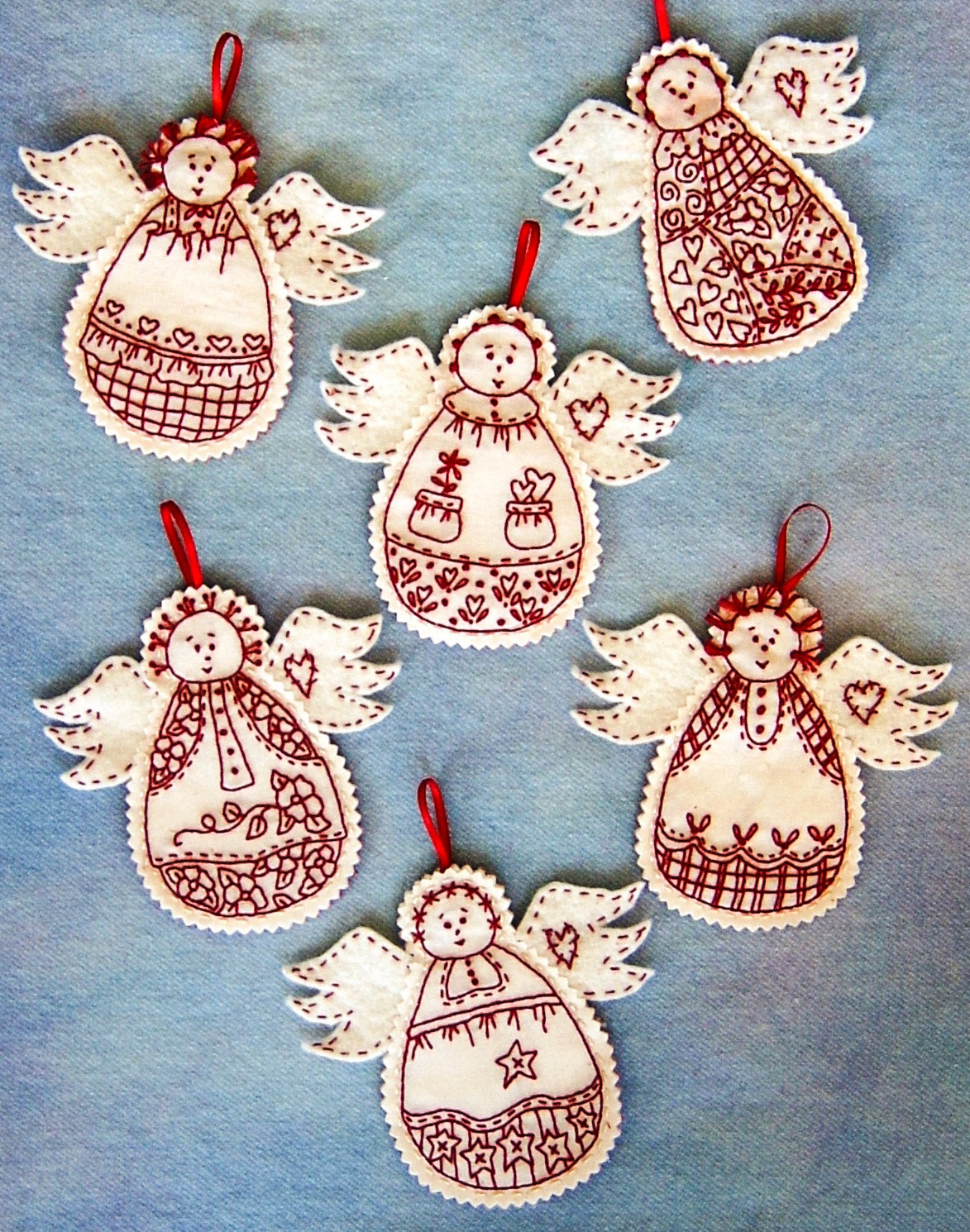 Guardian Angels - Hand Embroidery Pattern - Download