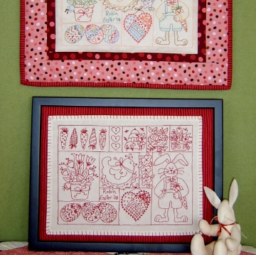 Unique and Creative RedWork Designs, RedWork Patterns and Embroidery Kits