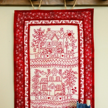 Unique and Creative RedWork Designs, RedWork Patterns and Embroidery Kits