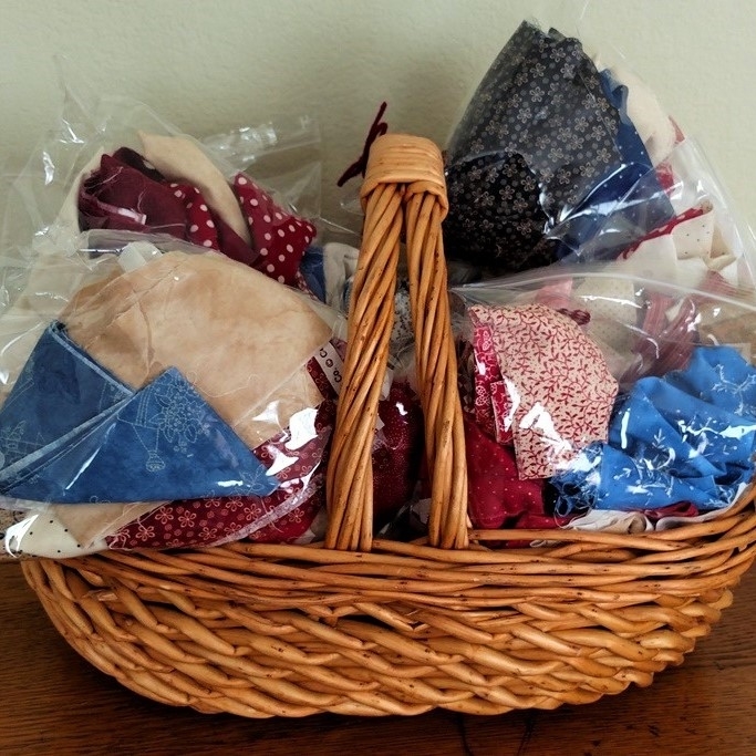 Cotton Fabric Scraps for Patchwork