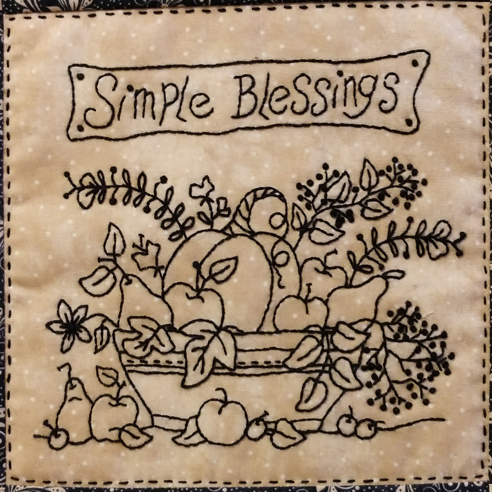 Simple Blessings - Hand Embroidery Complete Kit