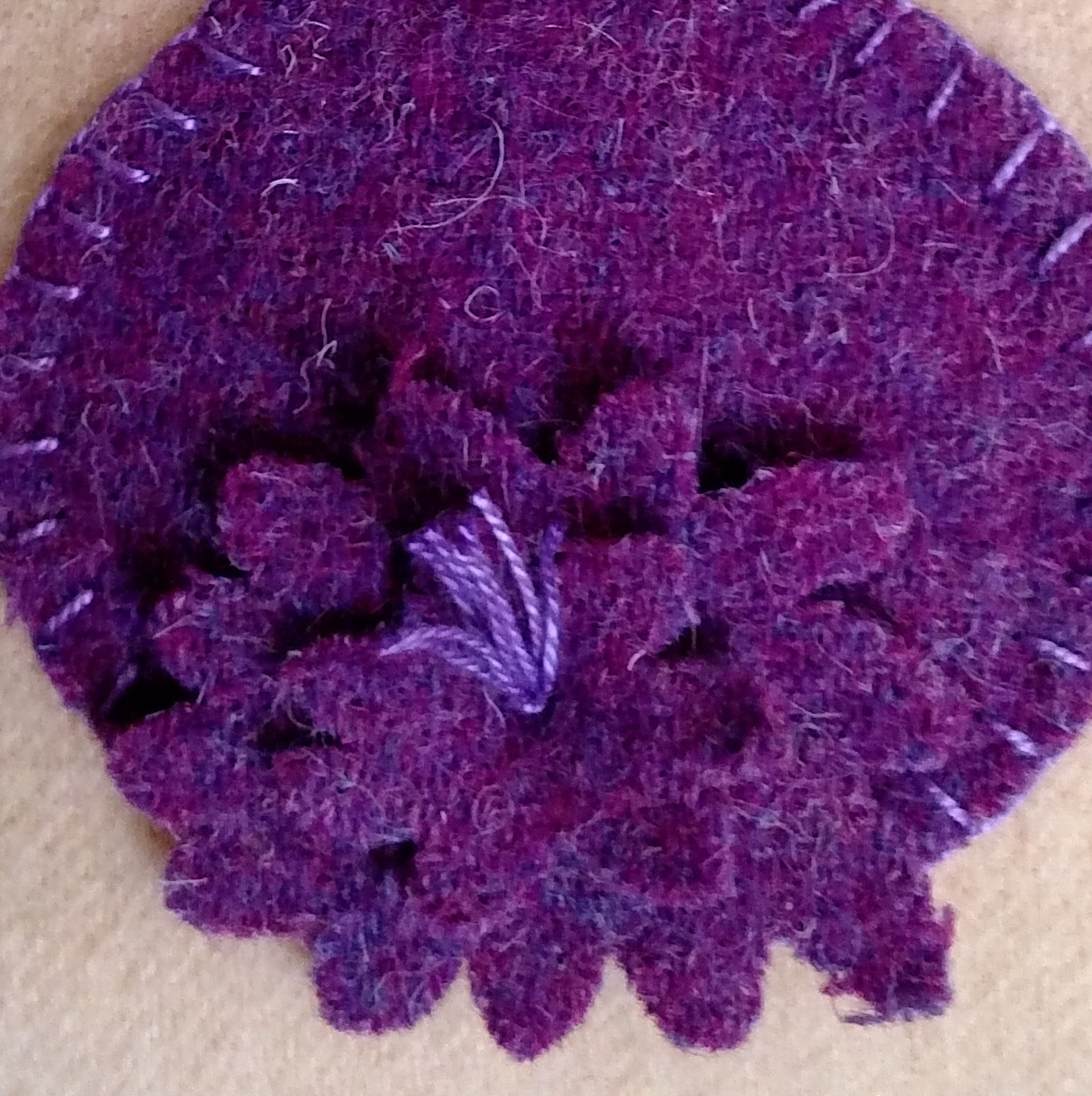 Bunny Tails - Wool Applique Pattern - Download